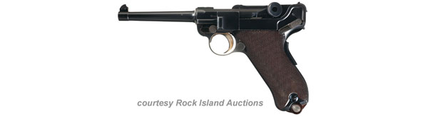 LUGERS WITH VARIATIONS Models, Model Prices and Historic Values.